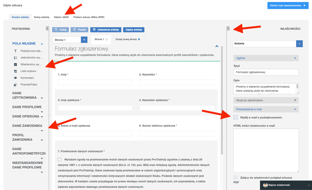 ProTrainUp - Creating a worksheet